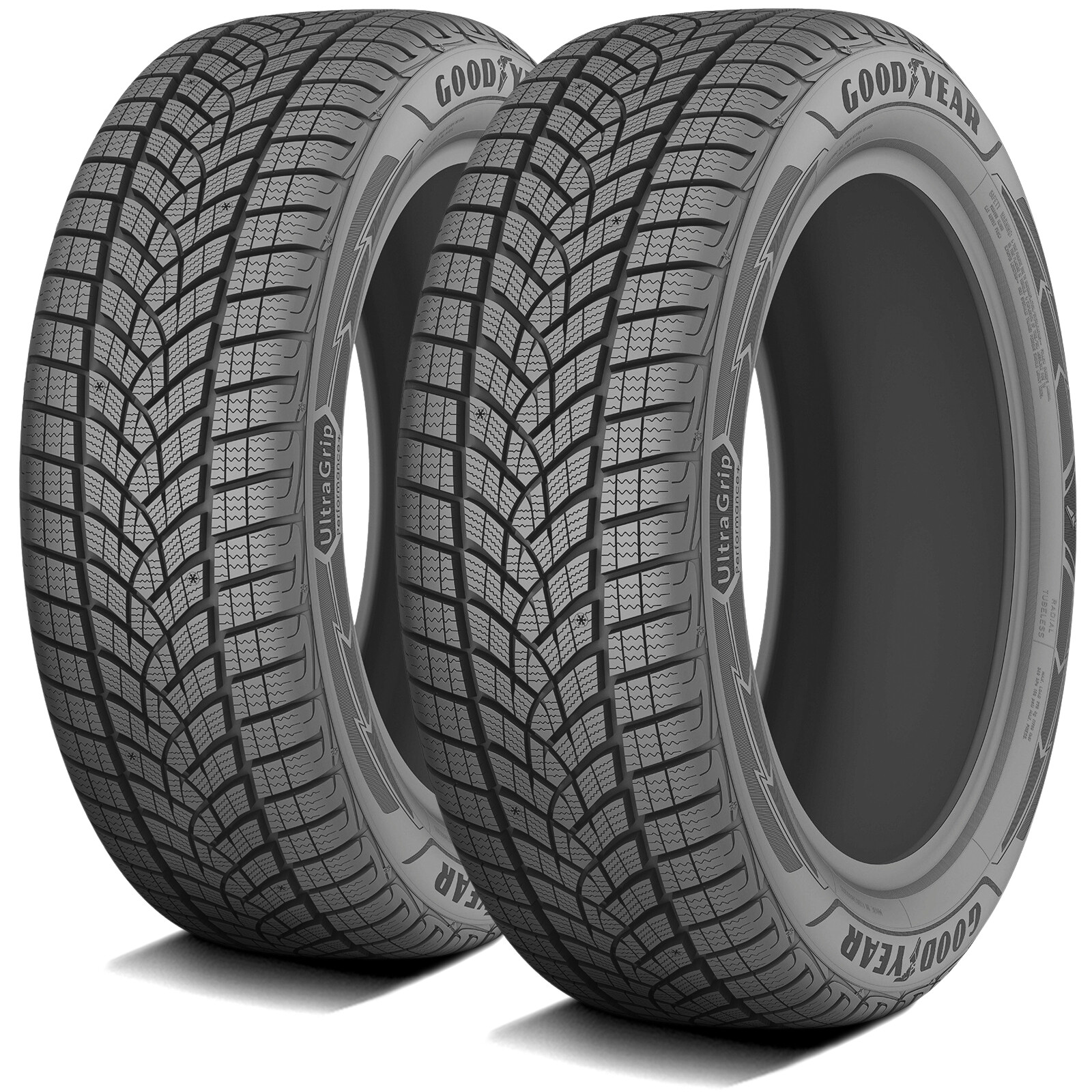 2 Tires Goodyear Ultra Grip Performance + SUV 225/65R17 102H Studless ...