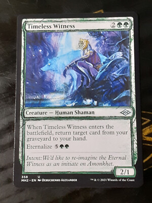 Timeless Witness Showcase , Modern Horizons 2 , Near Mint, MTG, FREE ...