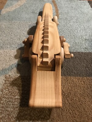 handcrafted Wooden Alagator, By Larry Duncanson. Norway Maine, 1990. | eBay