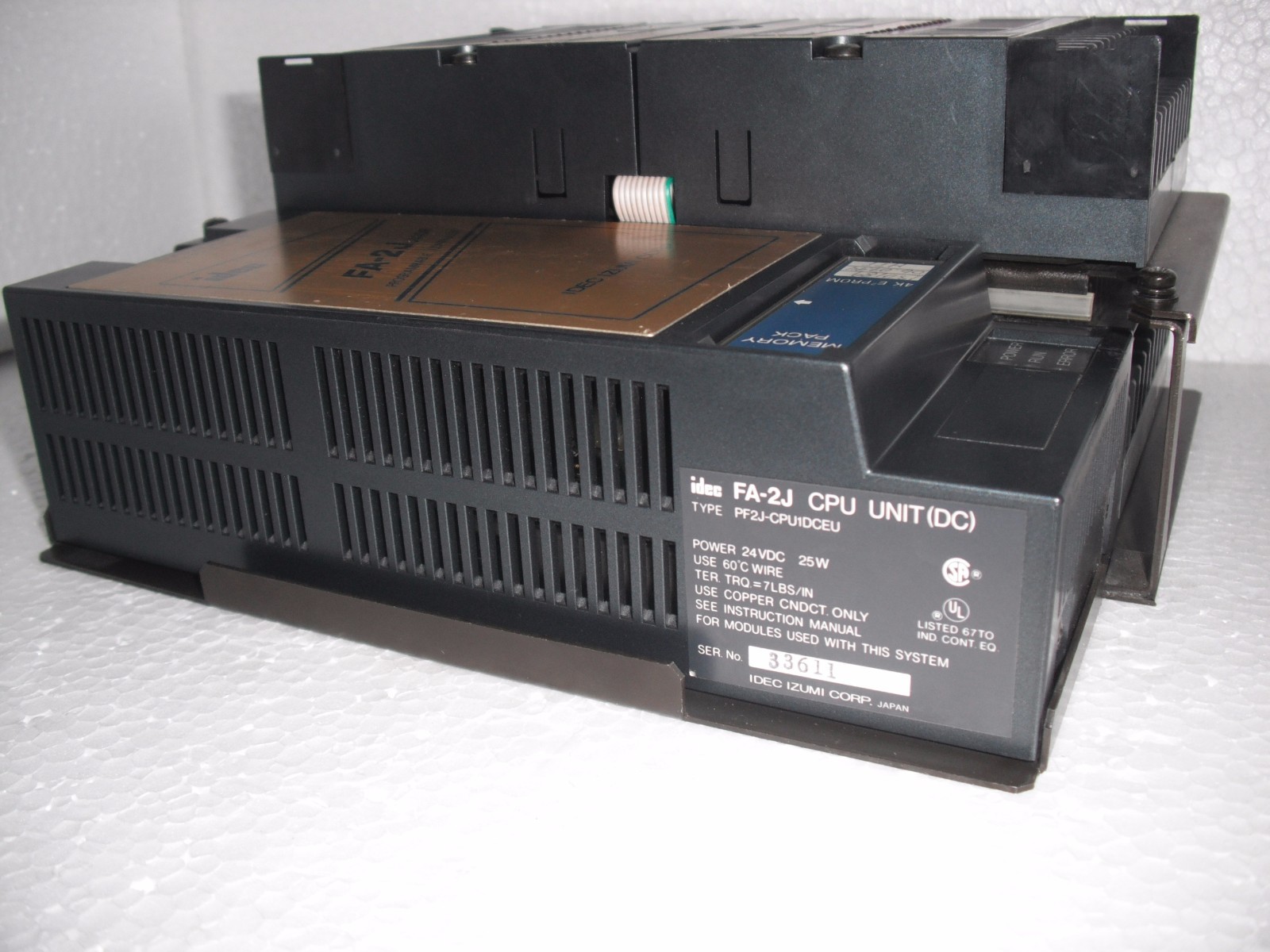 idec FA-2J PF2J-CPU1DCEU CPU Unit With 4 I/O PFJ-T162U | eBay