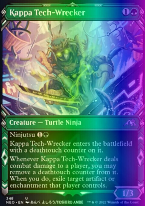MTG Kappa Tech-Wrecker (348/604) Kamigawa Neon Dynasty NM FOIL | eBay