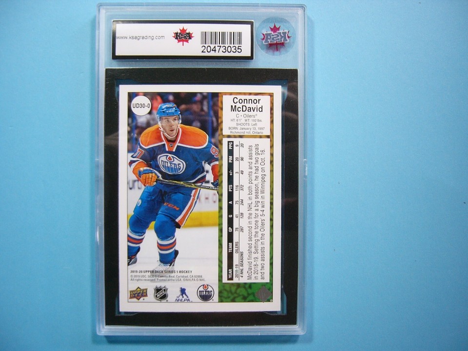 2019/20 UPPER DECK CARD 30 YEARS #UD30-0 CONNOR MCDAVID RETRO ROOKIE ...