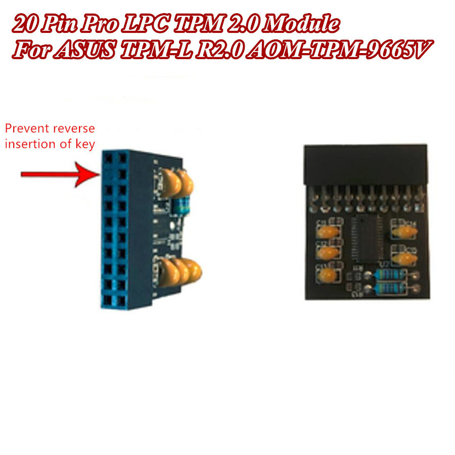 20 Pin Pro LPC TPM 2.0 Module Trusted | Grelly UK