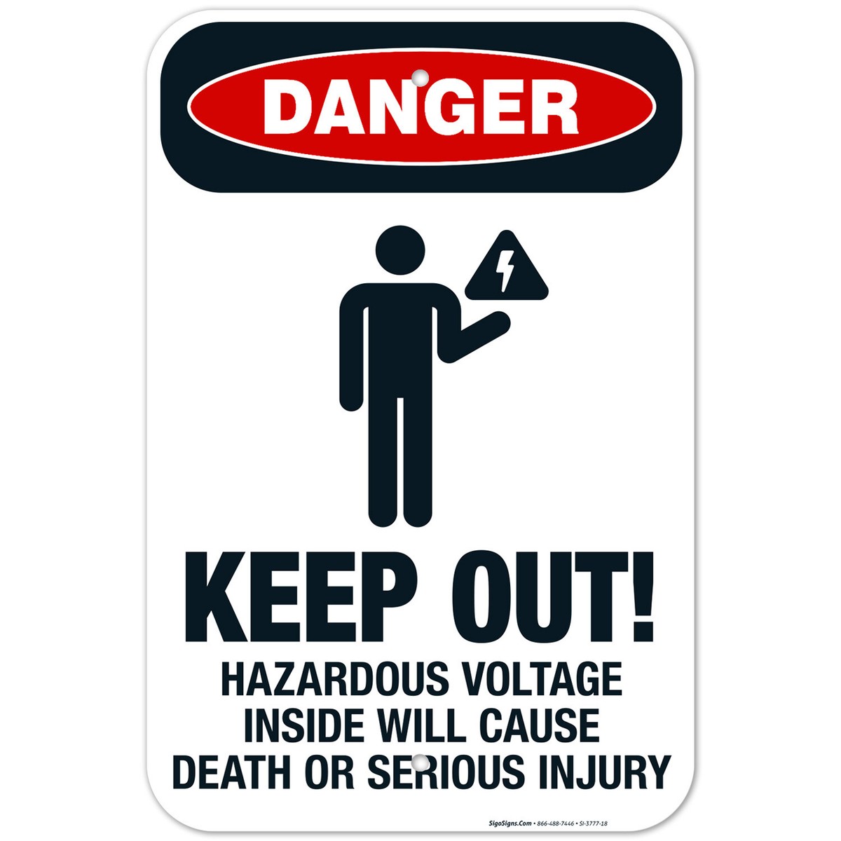 Danger Keep Out Sign Inside Out