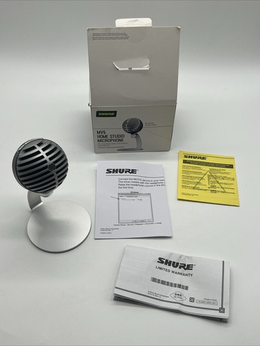 Shure MOTIV MV5 Black Cardioid USB/Lightning Microphone Used - Great Condition 42406676878| eBay