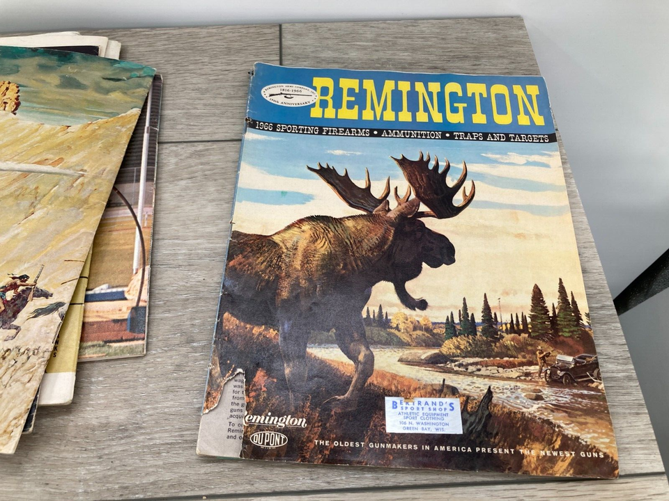 Vintage Remington Browning Winchester Hunting Firearms Catalog ...