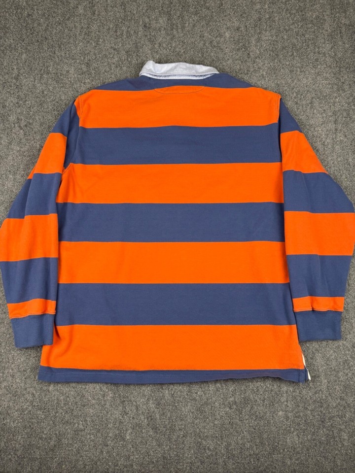 VTG Polo Ralph Lauren Kanye West The Iconic Rugby Shirt Sz L Blue ...