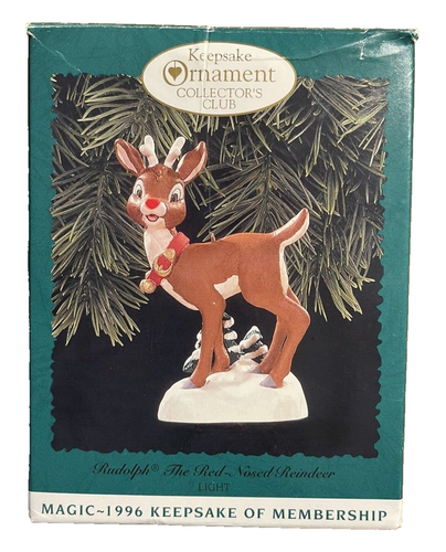 Hallmark Rudolph the Red Nosed Reindeer Dated 1996 Keepsake Ornament ...