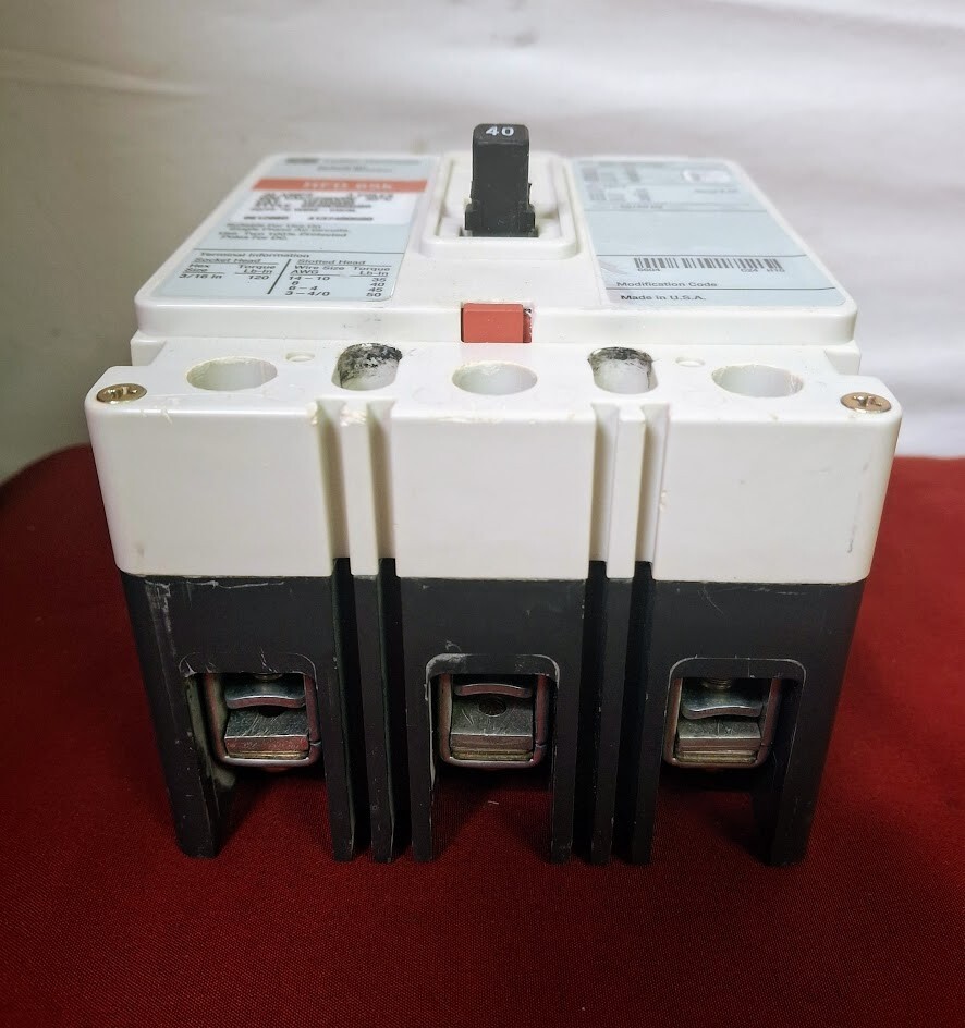 EATON Cutler-Hammer HFD3040 40Amp 3P 600V 65k Circuit Breaker SHIPS ...