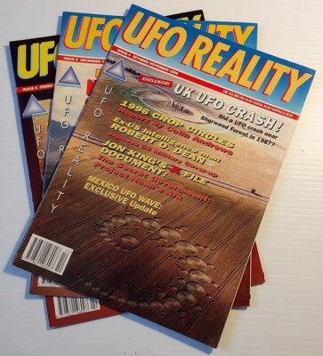 UFO Reality Magazine 3 Issues 1997 edited by Jon King ufology ...