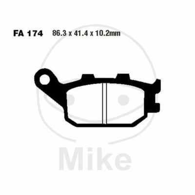 Pair of EBC HH Brake Pads FA174HH 732.91.47 for Honda 700 NC X 2012 ...