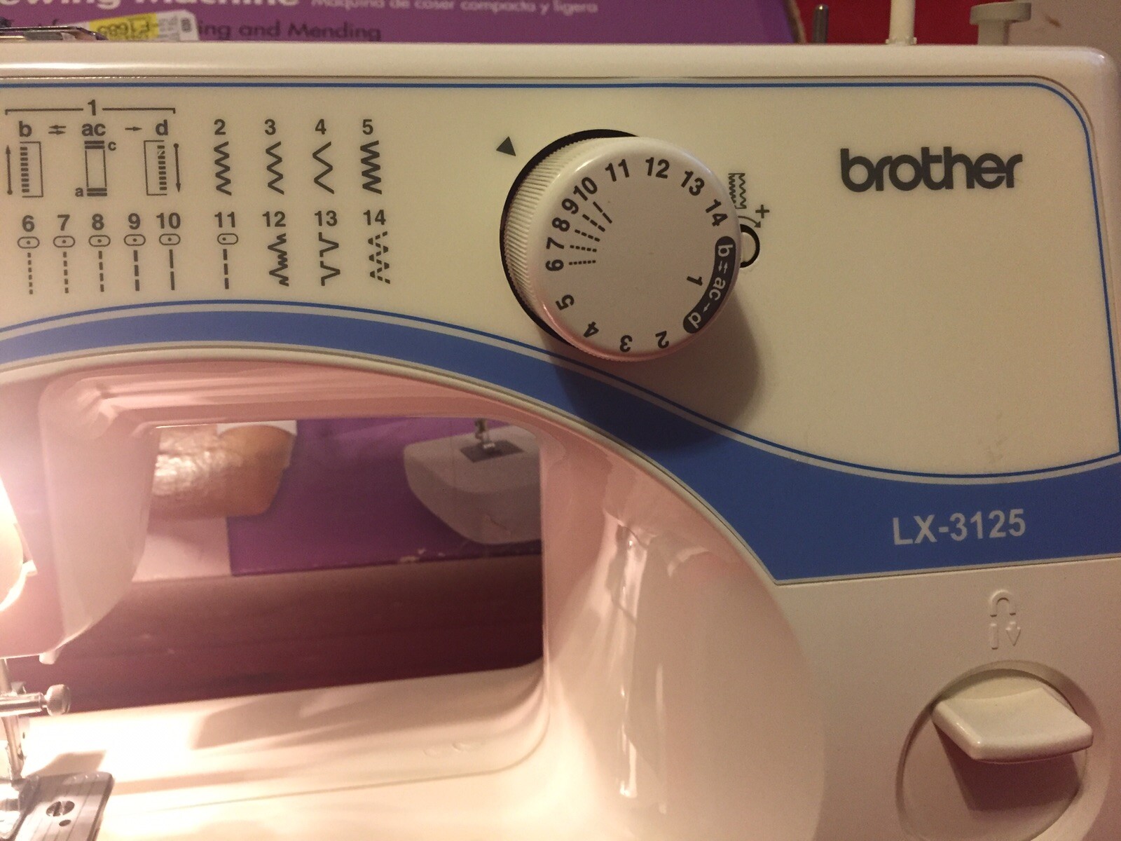 BROTHER LX-3125 Electronic Sewing Machine With Foot Pedal 312588540701 ...