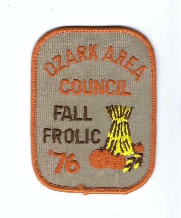 Girl Scout Patch Ozark Area Council 1976 Fall Frolic | eBay
