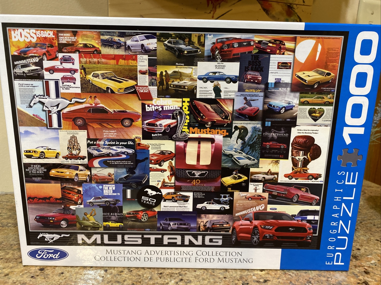New/ Ford Mustang Advertising Collection Puzzle 1000 PC Eurographics ...