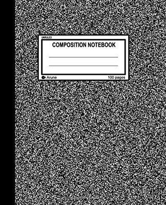 Unruled Composition Notebook: Flex Cover, 100 unruled pages [50 sheets ...