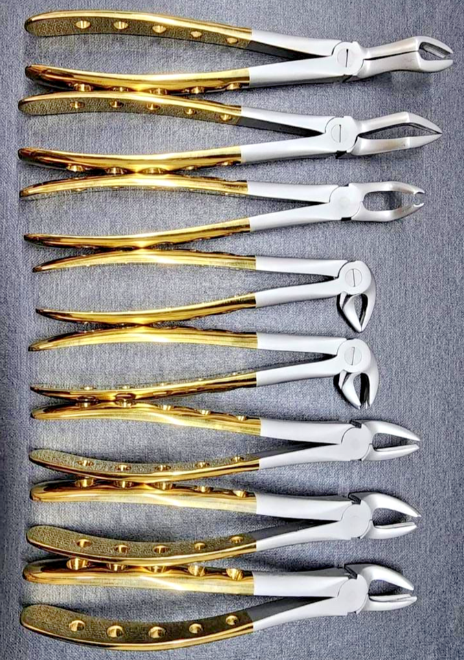 Tooth Extracting Forceps For Lower & Upper Molars Roots Loosening ...