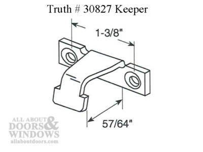 Truth Sash Lock Keeper E guard Finish Corrosion Resistant Sash Lock ...