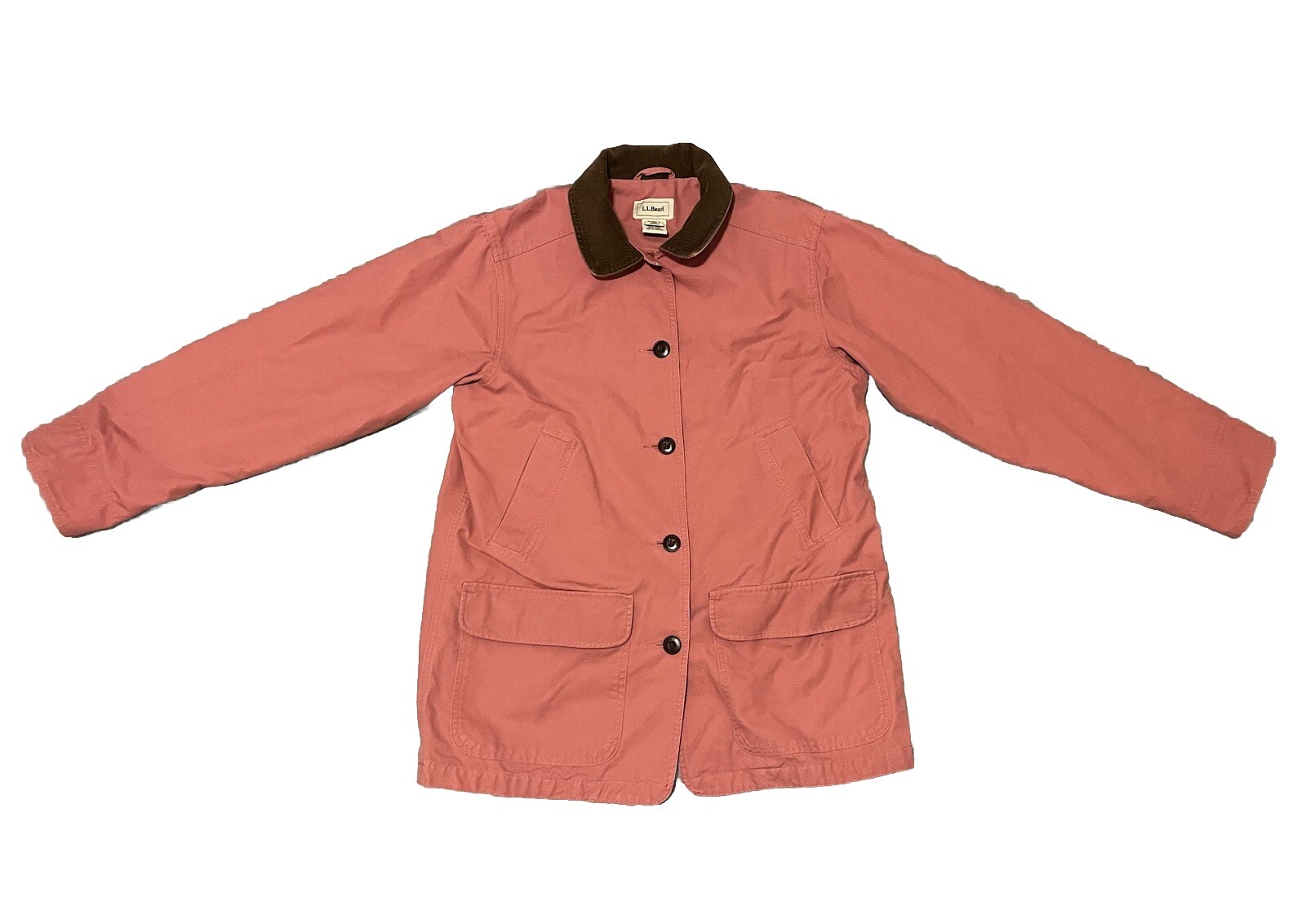 Vintage L.L. Bean Pink Chore Barn Jacket Coat Women’s… - Gem