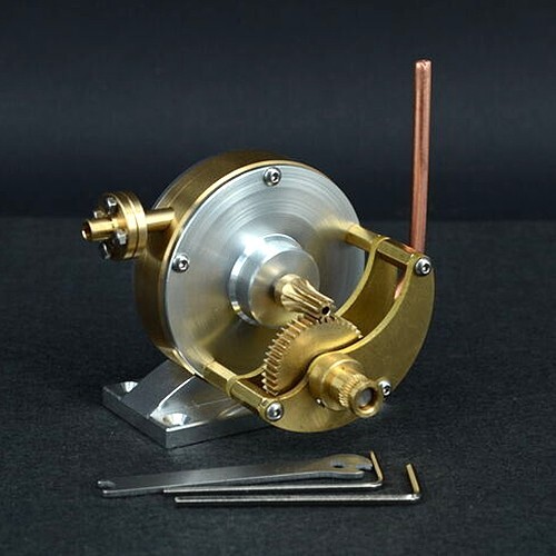 Steam Turbine Engine JT-A Junior Deceleration Group - 20,000 RPM, 1:5.5 ...