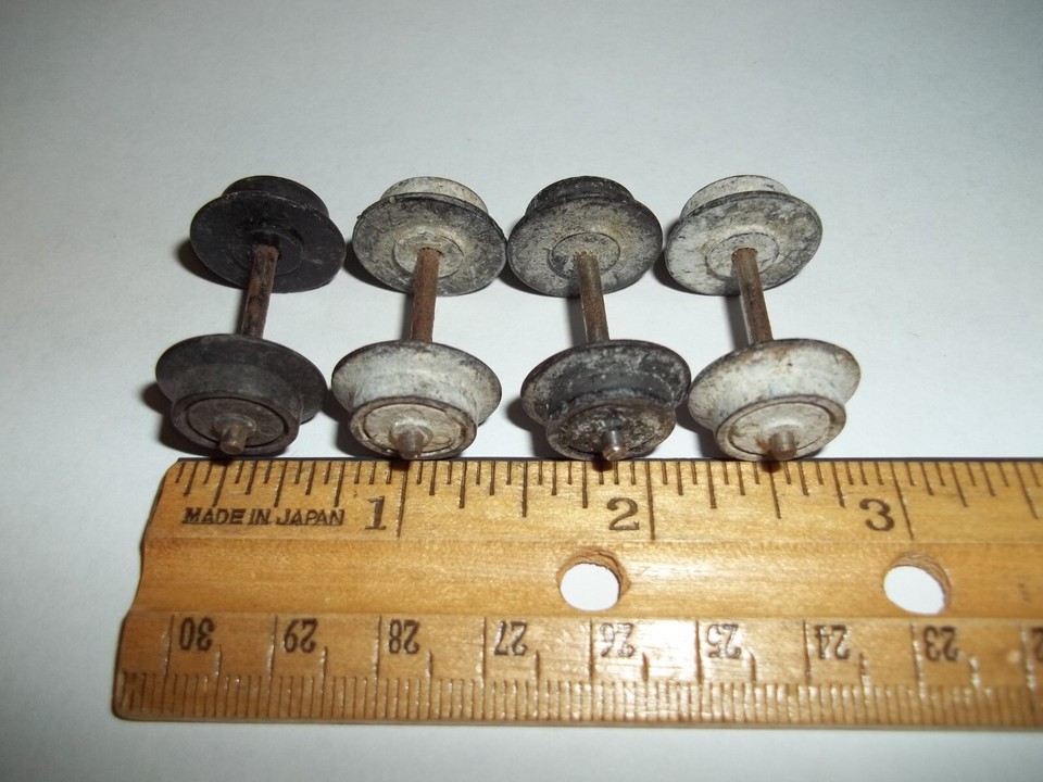 AMERICAN FLYER TRAINS PLASTIC CAR WHEELS with Axles set of 4 | eBay