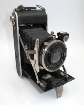 *VINTAGE* IHAGEE 6X9 FOLDING CAMERA w/ COMPUR SHUTTER & SCHNEIDER 10 ...