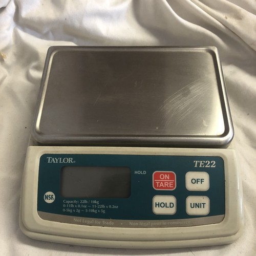 New Taylor TE22 Commercial Digital Portion Control Scale 22 lb/10kg Capacity | eBay