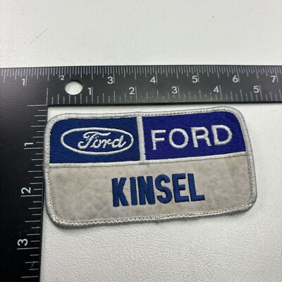 Vintage Car Dealer KINSEL FORD Patch (Car, Auto) 39R5 | eBay