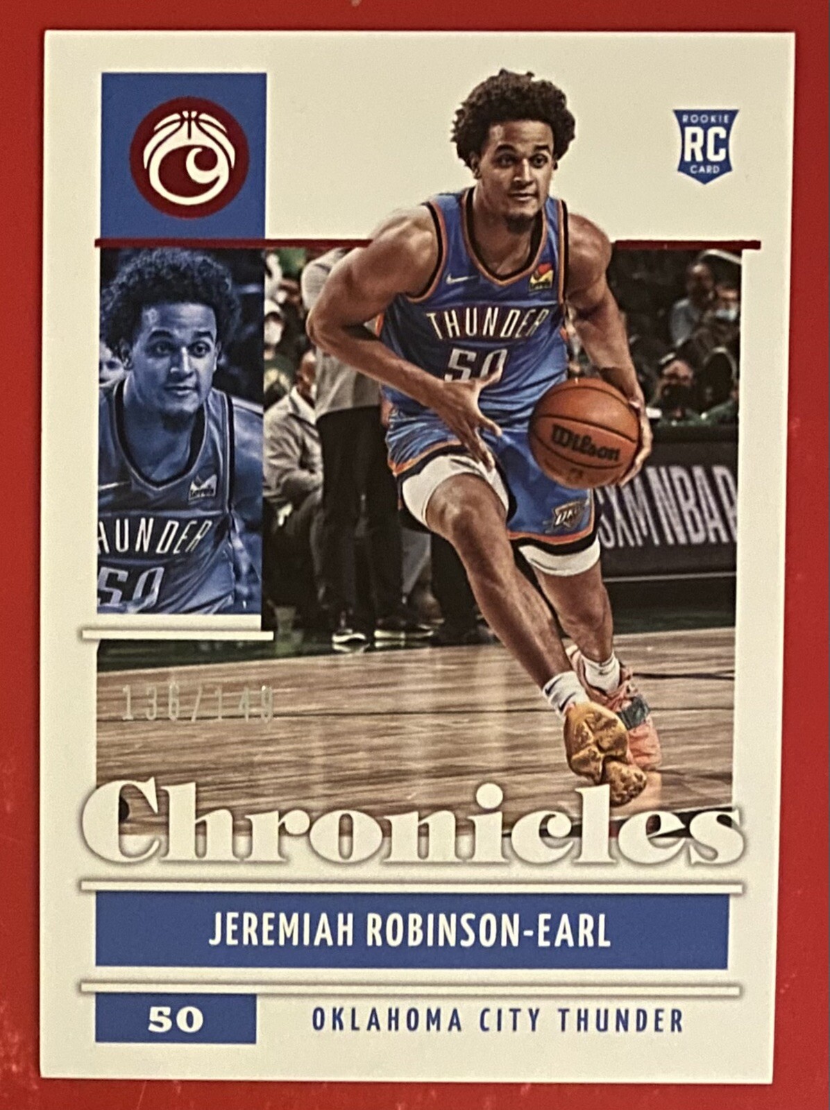 2021-22 Panini Chronicles - Jeremiah Robinson-Earl #36 Red /149 (RC ...