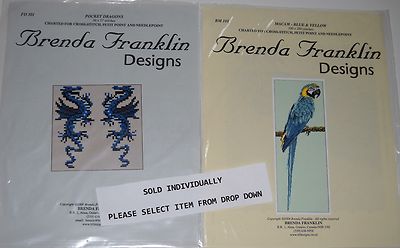 Brenda Franklin Designs Chart Cross Stitch Petit Point Needlepoint ...