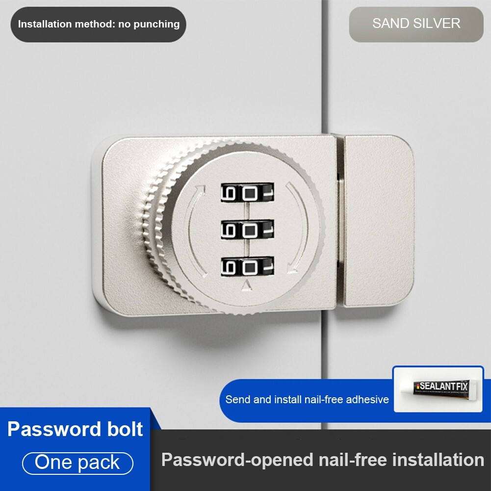 Convenient 3 Digit Keyless Combination Lock for Glass Cabinets Password ...