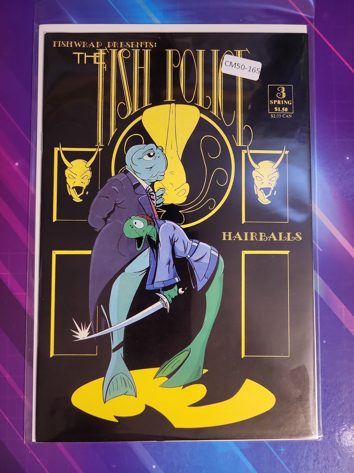 FISH POLICE #3 VOL. 1 HIGH GRADE FISHWRAP PRODUCTIONS COMIC BOOK CM50 ...