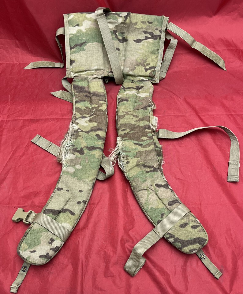 US Army MOLLE II Large Rucksack Shoulder Straps (FRAME) OCP / Multicam ...