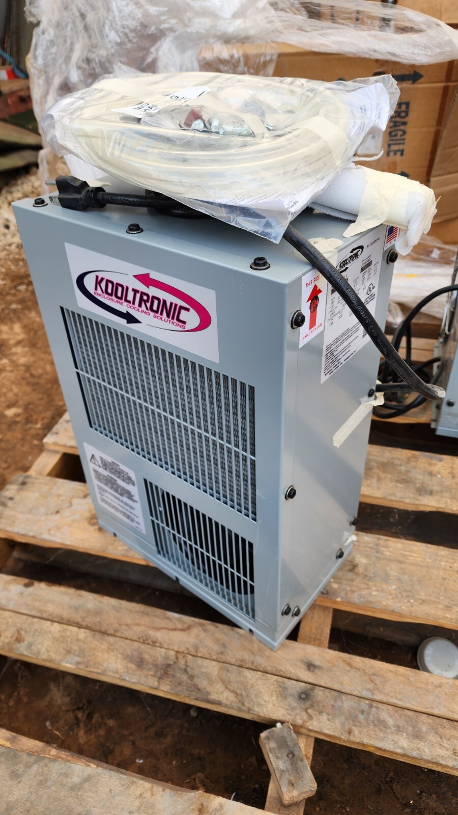 Kooltronic Panel Mounted Enclosure Air Conditioner KA4C2DP17LF | eBay