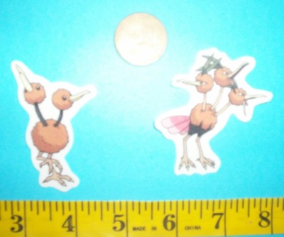 Pokémon Gen #1 Doduo, Dodrio, Fabric Appliques ~ Iron ons | eBay