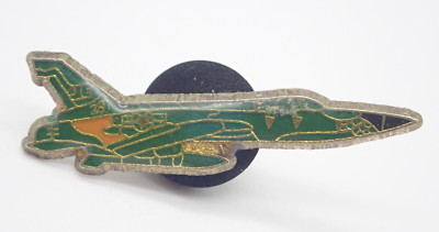 Fighter Jet Green Vintage Lapel Pin | eBay