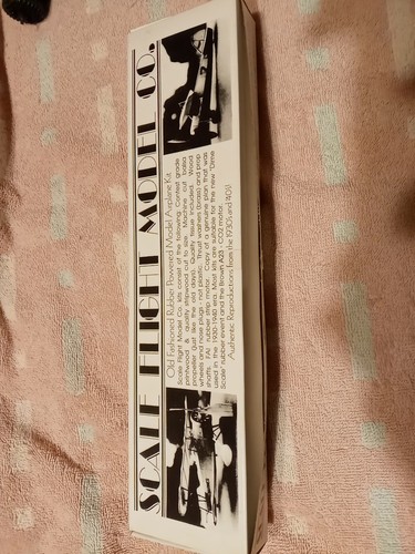 Vintage Scale Flight Models Curtis P6E F/F Rubber Scale Balsa Model Kit ...