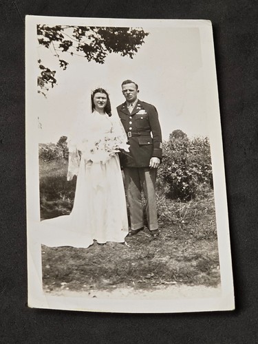 WOW! 1945 US SOLDIER w GERMAN BRIDE WEDDING PHOTO WW2 WWII Germany | eBay