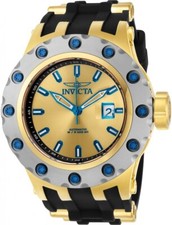 Invicta 56mm Grand Subaqua III Swiss Automatic Sw500 Chronograph Gold ...