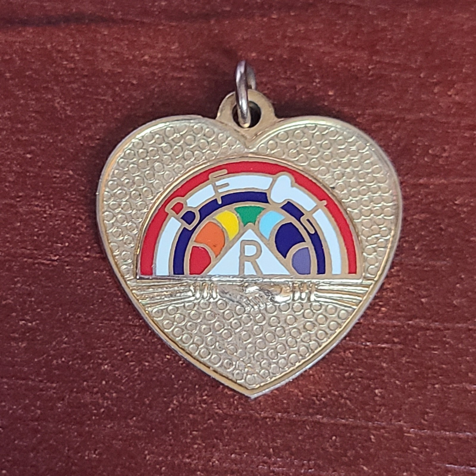 Vintage BFCL Rainbow Girls Pendant - Gem