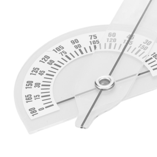 Goniometer Joint Range Motion Protractor 180 Degree Transparent Clear ...