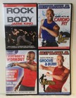 4 dance workout DVD lot Billy Blanks Jr. Kenn Kihiu DanceX Rock Your ...