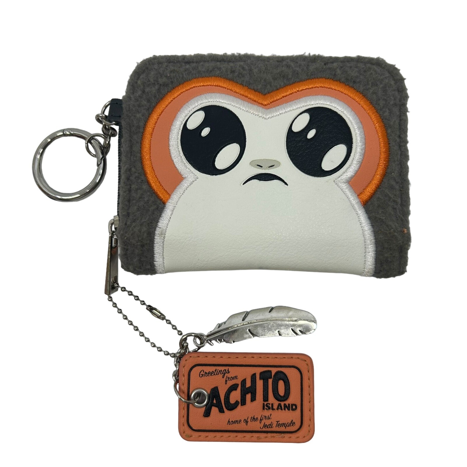 Bioworld Star Wars Porg Character Face Coin Purse Clu… - Gem