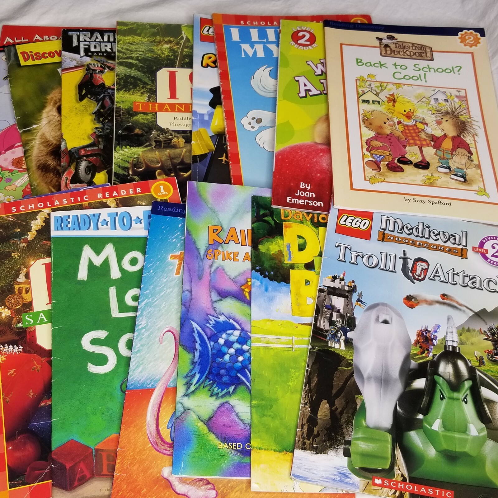 Lot 14 Early Reader Paperback Books Levels 1 & 2 Variety Lego I Spy ...