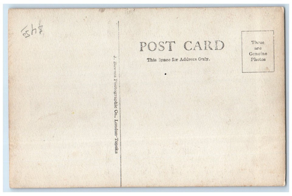 c1910's View Of Park Bridge Scene Smithland Iowa IA RPPC Photo Antique ...