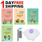 Magic Handwriting Copybook Set Reused Groove Practice Calligraphy Books ...