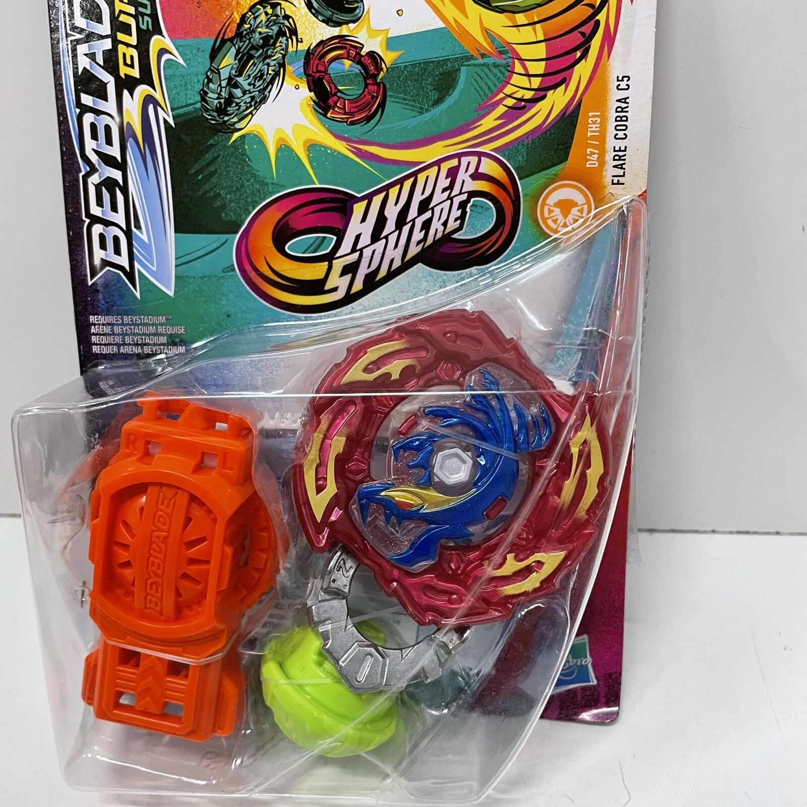 Beyblade Burst Surge Hyper Sphere Flare Cobra C5 Battle Top BRAND NEW ...