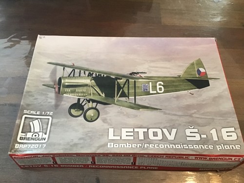 maquette avion LETOV S16 bomber reconnaissance plane Brengun BRP72017 1 ...