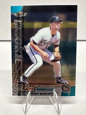 1999 Topps Finest Rookies Baseball Card #139 Alex Gonzalez RC Florida ...
