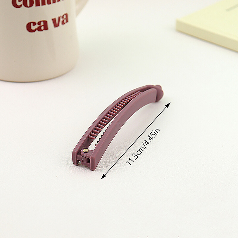 Fashion Banana Clips Elegant Women Vertical Banana Hair Clips Hairpin ...