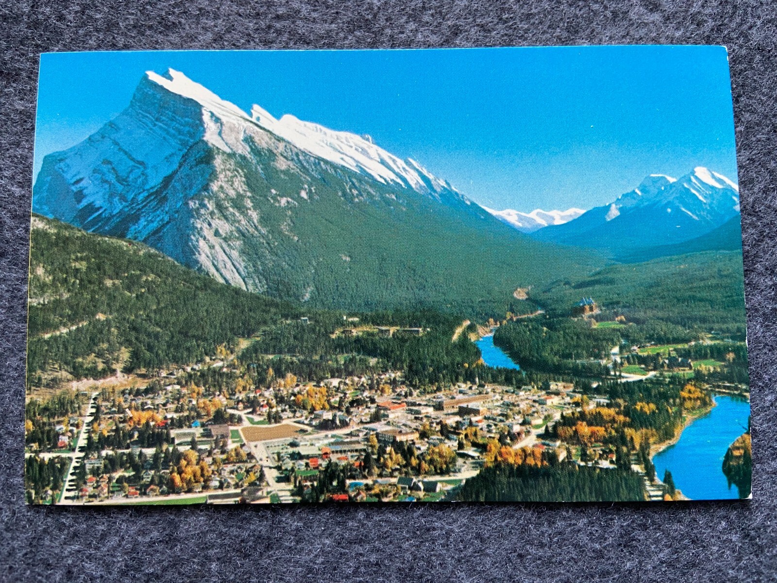 Banff and Mount Rundle, in the Canadian Rockies Vintage Postcard | eBay